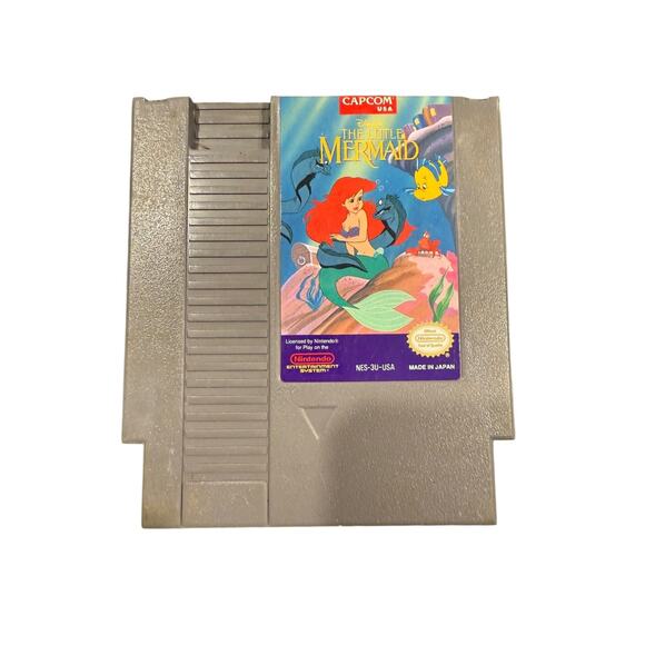 Video Games & Consoles | Disney The Little Mermaid Nes Video Game ...